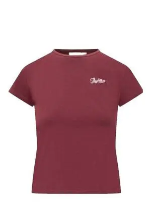 Attico Jersey T-shirt - Burgundy