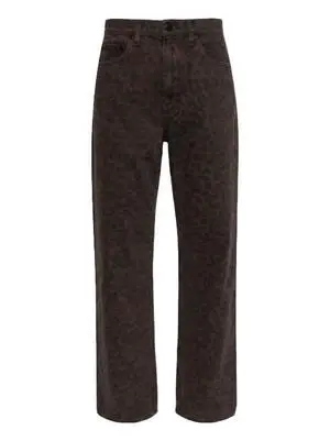 Rag & Bone Belt Loops Jeans - Leopard