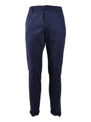 DONDUP Belted Casual Trousers - Black