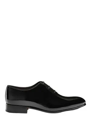 Santoni Pointed Toe Lace-up Sneakers - Black