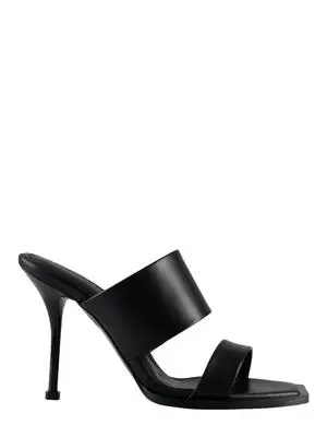 ALEXANDER MCQUEEN Alexander McQueen Square-Toe Heeled Sandals