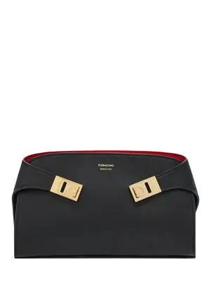 FERRAGAMO Salvatore Ferragamo Wide Shoulder Strap Shoulder Bag Green