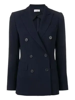 Alberto Biani Double-breasted Tailored Blazer - Black
