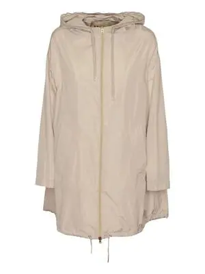 Herno Drawstring Hooded Raincoat - Nude
