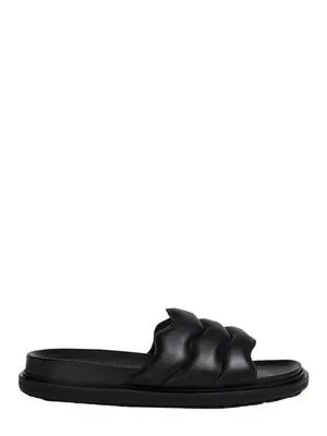Marni Padded Strap Slides - Black