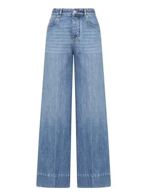 BOTTEGA VENETA Bottega Veneta Mid-Rise Palazzo Jeans