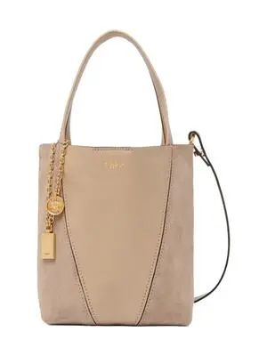 Chloé Spin Panelled Small Tote Bag - Brown
