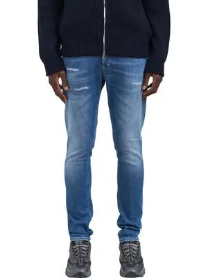 DONDUP Jeans With Button And Zip Closure - Blue