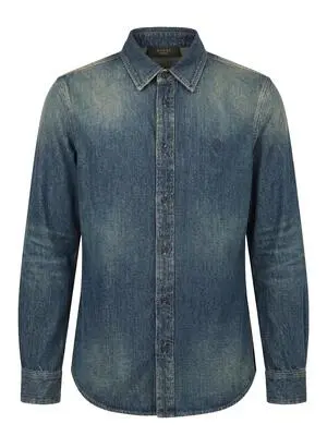 Gucci Washed Denim Shirt - Blue