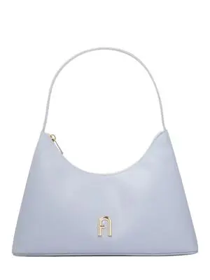 Furla Furla Diamante Logo Plaque Shoulder Bag White