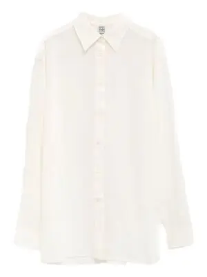TOTEME Classic Collar Shirt - White