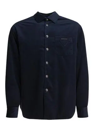 Prada Corduroy Shirt - Blue