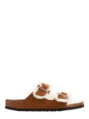 BIRKENSTOCK Arizona Logo Sandals - Brown