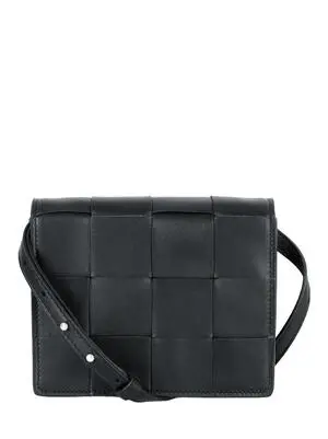 Bottega Veneta Intrecciato Mini Crossbody Bag - Black