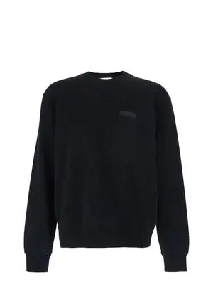Givenchy Givenchy Crewneck Sweatshirt With Logo Patch Black