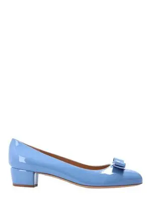 FERRAGAMO Bow Detailing High Heel Pumps - Blue