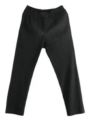 Issey Miyake Homme Plissé Pleated Trousers - Black