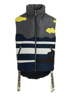Khrisjoy Khrijoy Logo Zipper Vest - Black