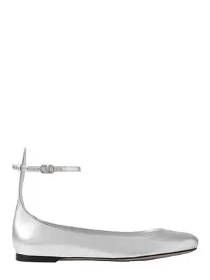 VALENTINO Valentino Round Toe Flat With Adjustable Ankle Strap