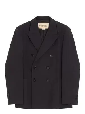 Valentino Garavani Double-breasted Blazer - Black