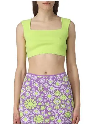Sportmax Sleeveless Cropped Top - Green
