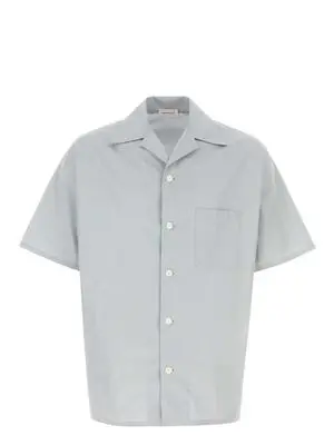 Alexander McQueen Logo Printed Buttoned Shirt - Gray