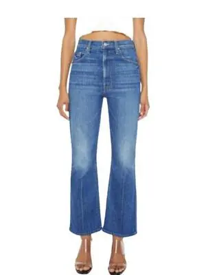 MOTHER The Lasso Sneak Jeans - Blue