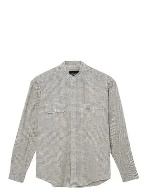 DRAKE'S LONDON Plaid Shirt - Gray