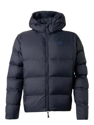 EA7 Padded Hooded Jacket - Blue