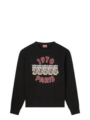 Kenzo Wild Tiger Embroidered Sweatshirt - Black
