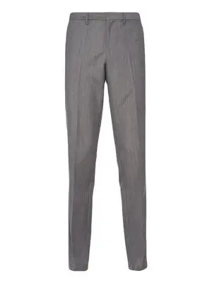 Prada Belt Ring Casual Pants - Grey