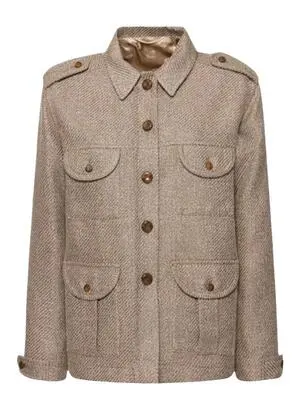 BLAZÉ MILANO Blaze Milano Single-Breasted Casual Jacket With Button Details