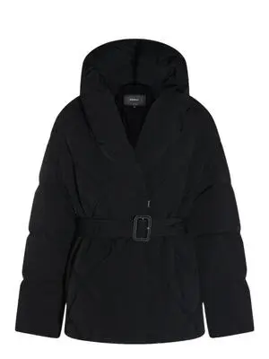 Mackage Olive Down Belted Jacket - Black