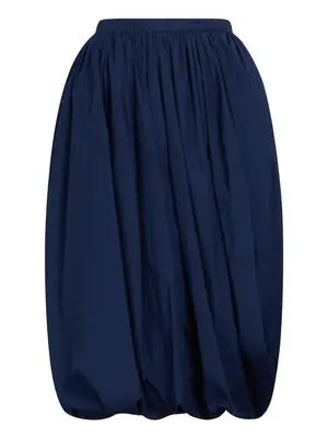Marni Gathered High-waisted Midi Skirt - Blue