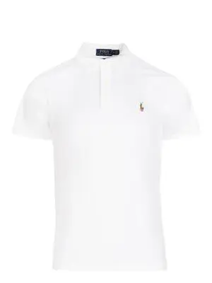 Polo Ralph Lauren Embroidered Logo Polo Shirt - White