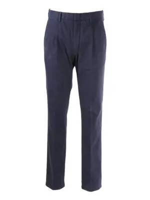 Zegna Zegna Slim-Fit Casual Pants With Waist Straps No