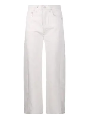 MOTHER The Half Pipe Ankle Wide-leg Jeans - No