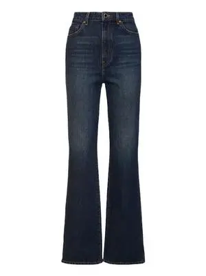 Khaite High-waist Flared Jeans - Blue
