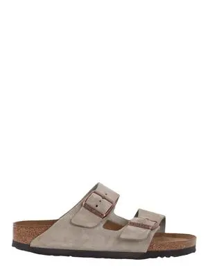 BIRKENSTOCK Birkenstock Suede Slides Grey