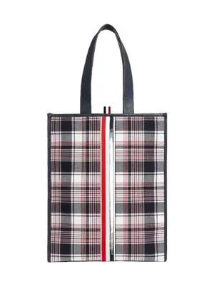 Thom Browne Vertical Rwb-webbing Stripe Tote Bag - Multicolor