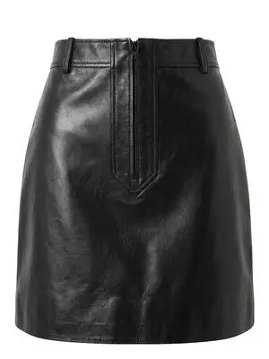 GUCCI Gucci Leather Mini Skirt