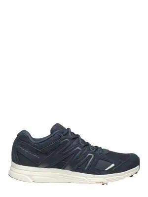 SALOMON X-mission 4 Suede Sneakers - Carbon / Vanilla Ice / Aloe Wash