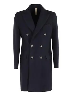 Eleventy Double-breasted Jacket - Black
