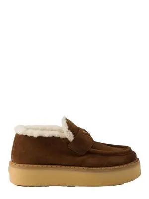 Prada Suede Loafers - Cocoa Brown