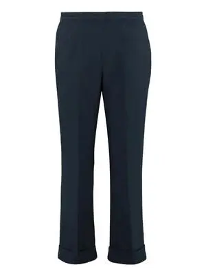 Aspesi Straight-leg Trousers - Black