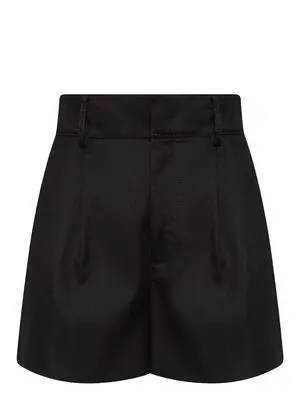 Red Valentino High-waisted Tailored Shorts - Black
