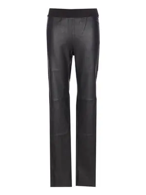 UMA WANG Uma Wang Straight-Leg Leather Trousers