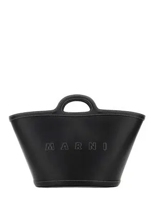 Marni Tropicalia Large Top Handle Bag - Black