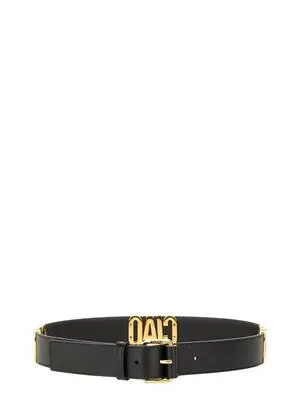 Moschino Ciao Lettering Belt - Green
