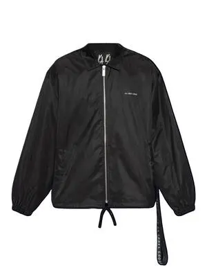 44 LABEL GROUP Graphic Detail Zip-up Jacket - Black